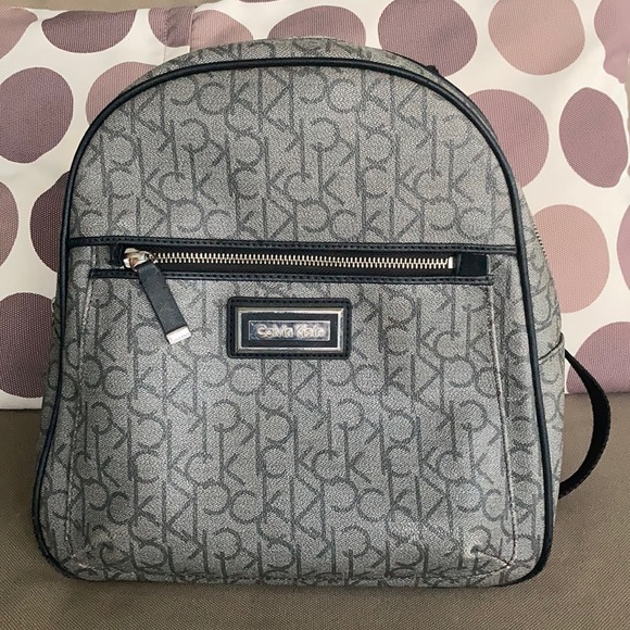 Calvin Klein | Bags | Calvin Klein Logo Backpack | Poshmark